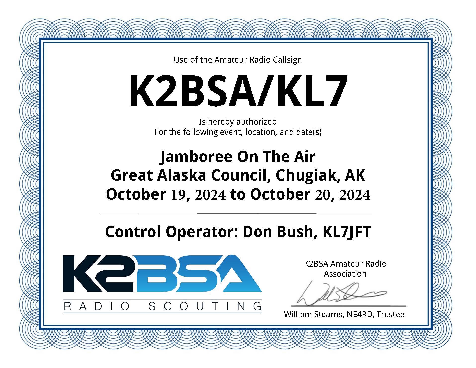 KL7JFU – Matanuska Amateur Radio Association